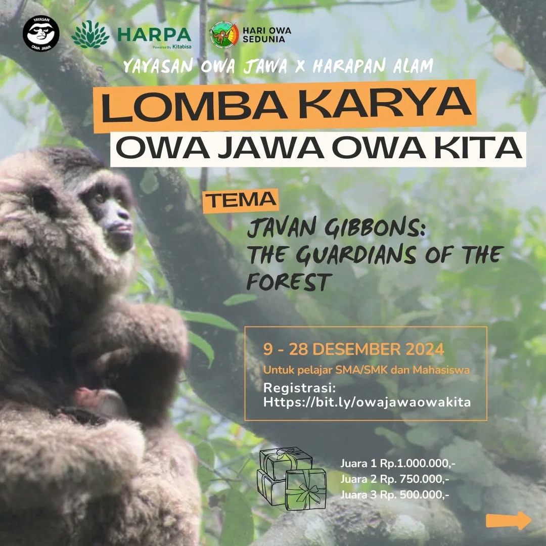 Informasi Lomba: Karya OWA Jawa – Departemen Biologi FMIPA UNPAD